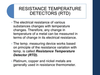 Electrical temperature measurement | PPTX