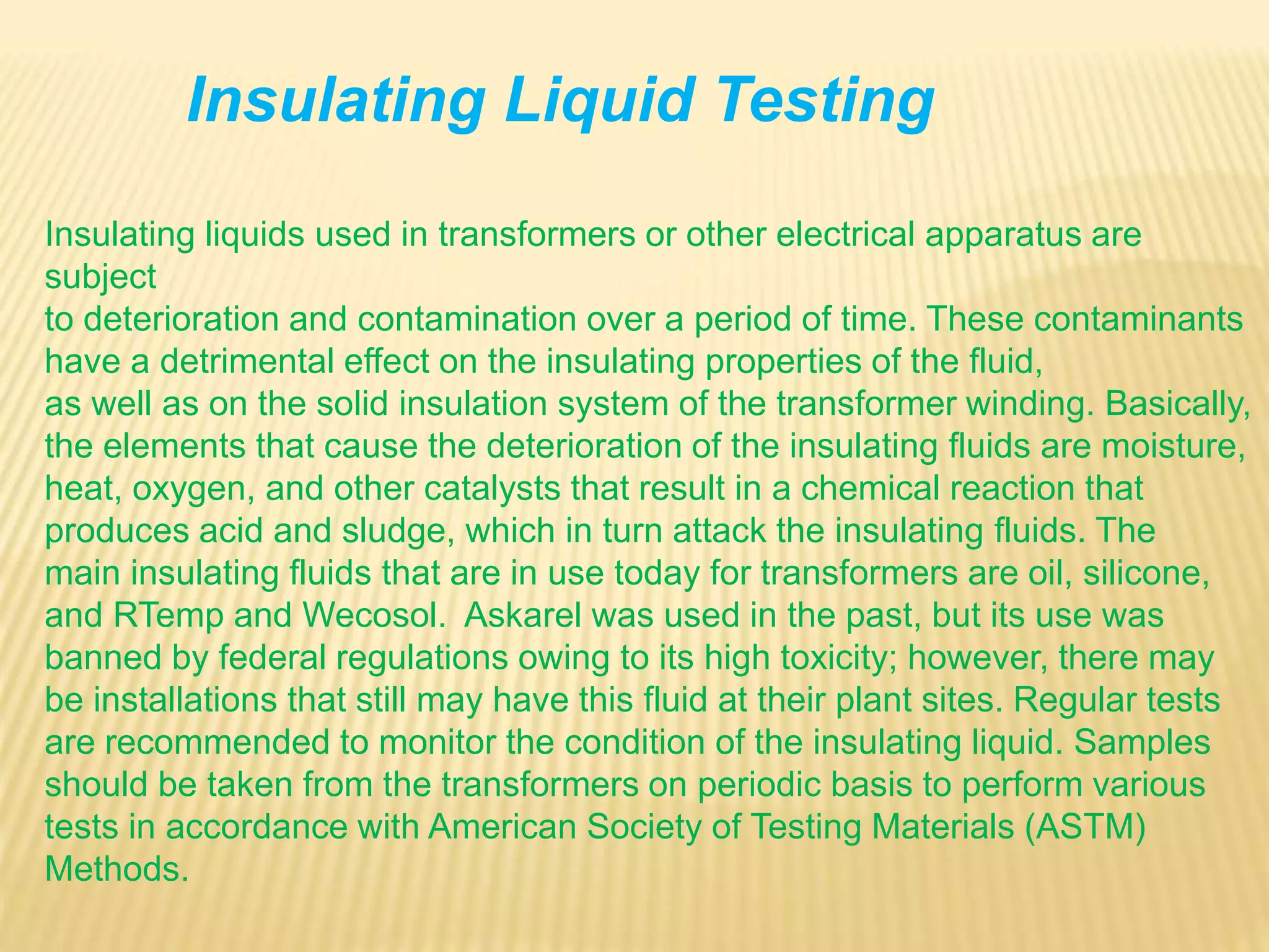 Electrical testing javid iqbal sodagar | PPTX | Science