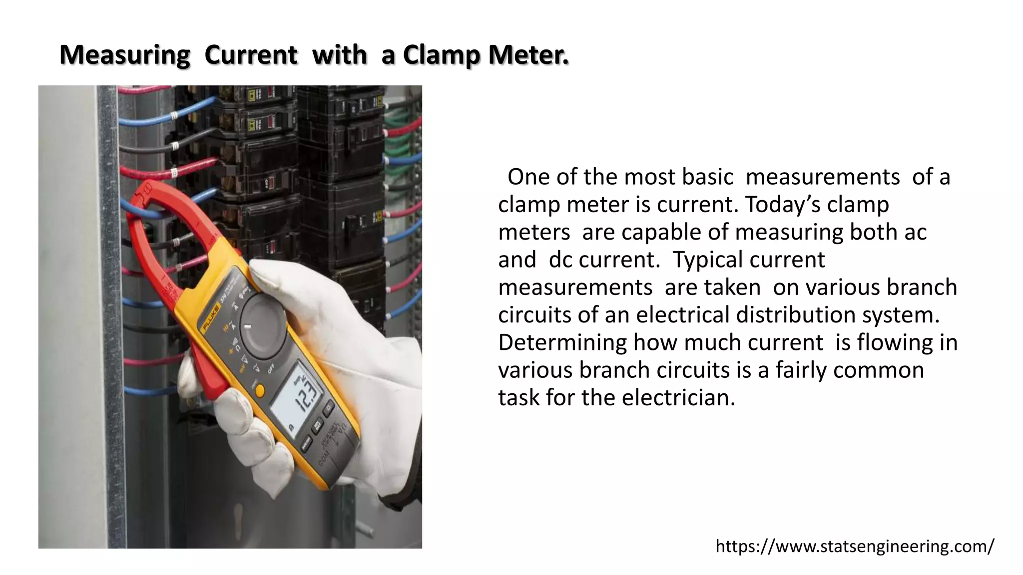 Electrical testing equipment clamp meters- Usage, operations and Safety ...