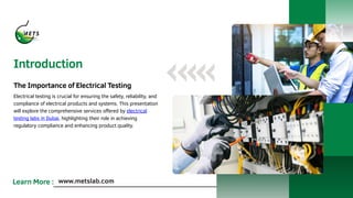 Electrical Testing Lab Services in Dubai.pptx