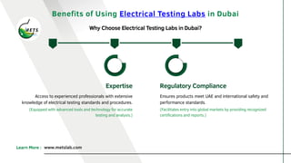 Electrical Testing Lab Services in Dubai.pdf