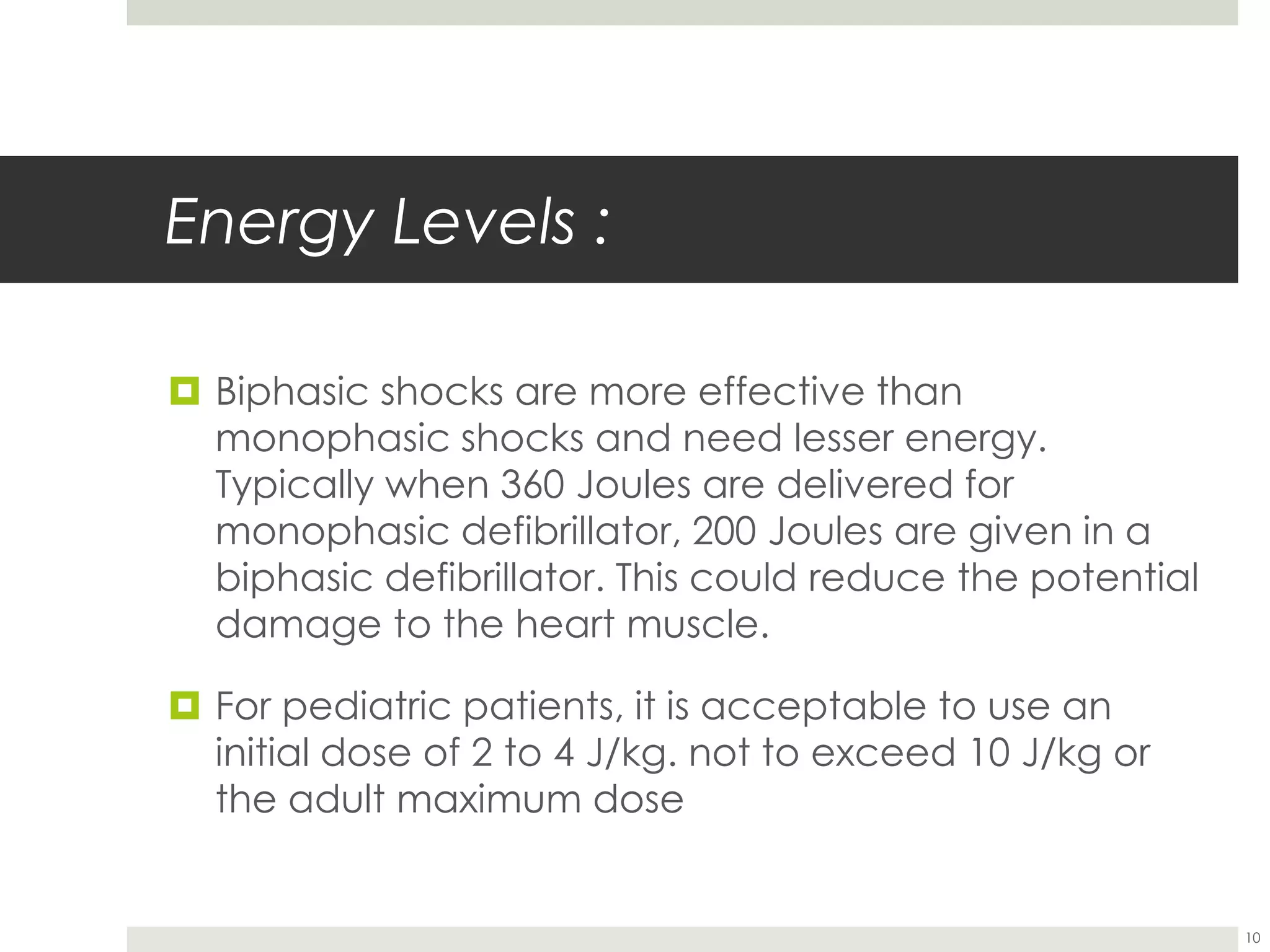 Electrical therapies in cpr | PPTX