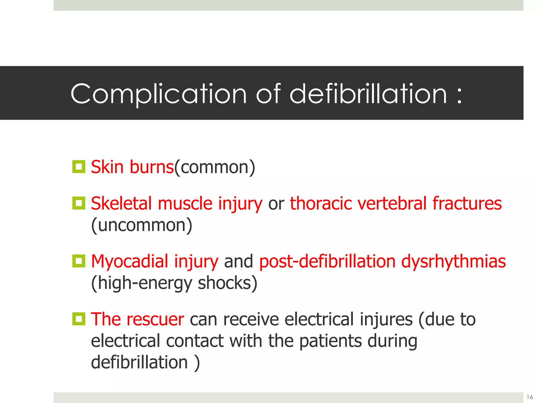 Electrical therapies in cpr | PPTX
