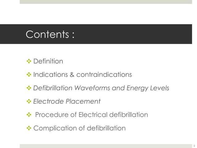 Electrical therapies in cpr | PPTX