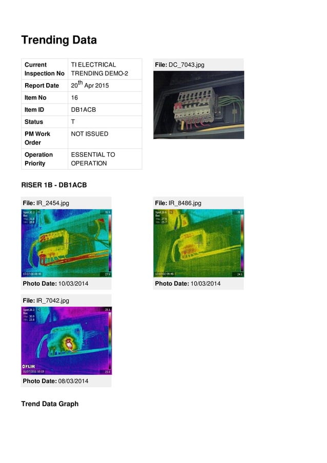 Electrical Thermal Imaging Report TICOR | PDF