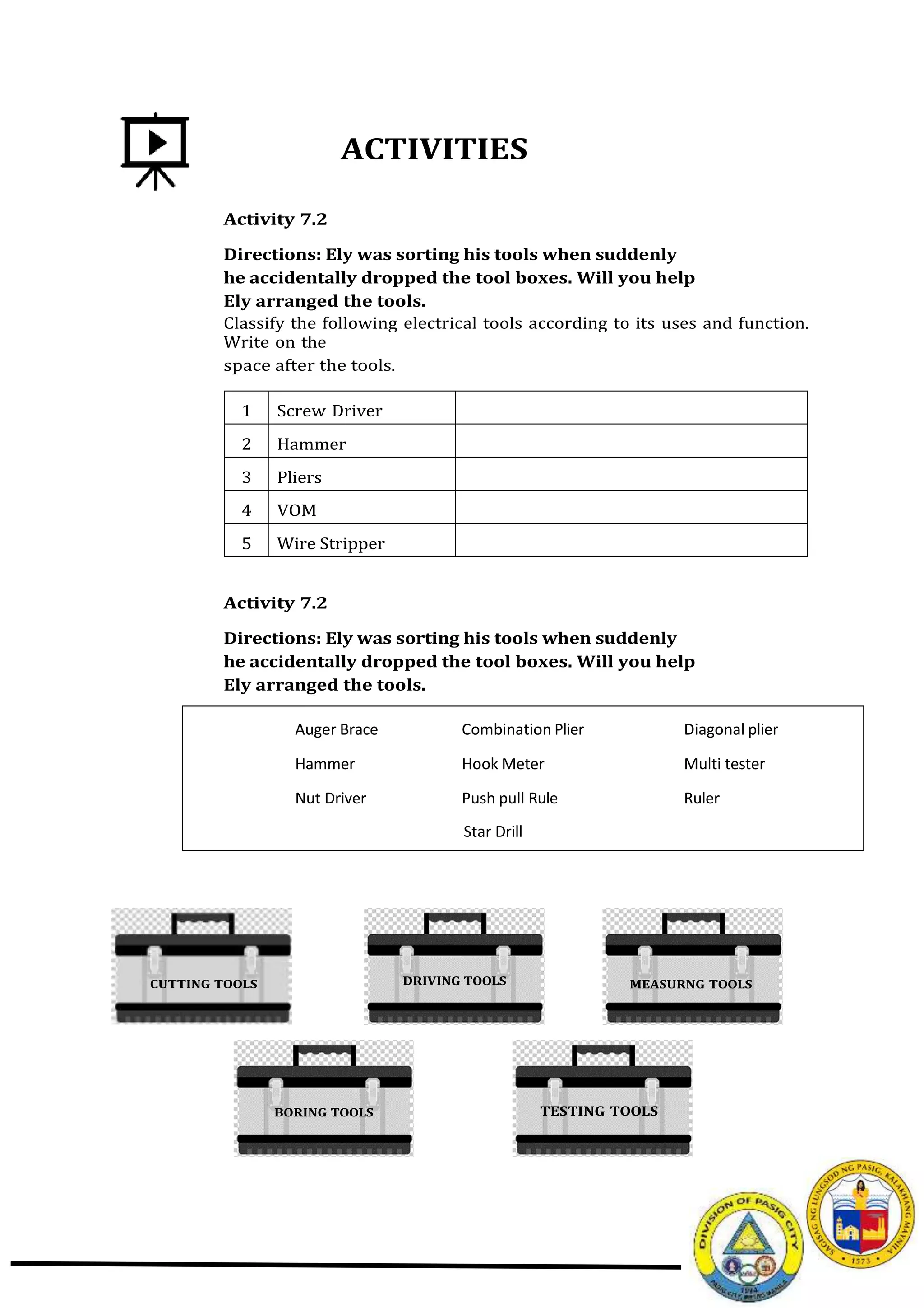 electrical tools.docx