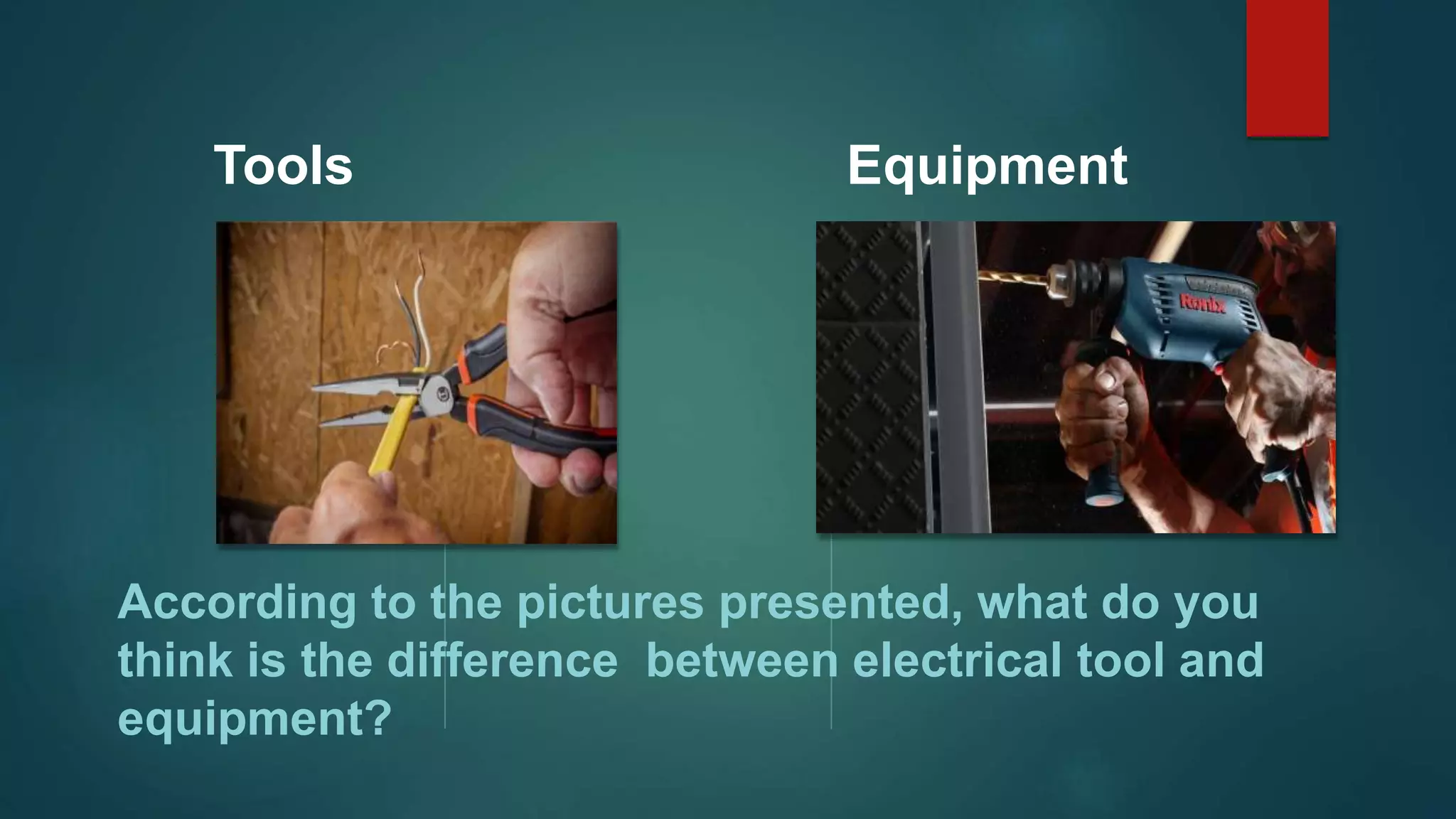 Electrical Tools and Equipment.pptx