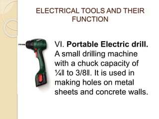 Portable Electric Drill Definition