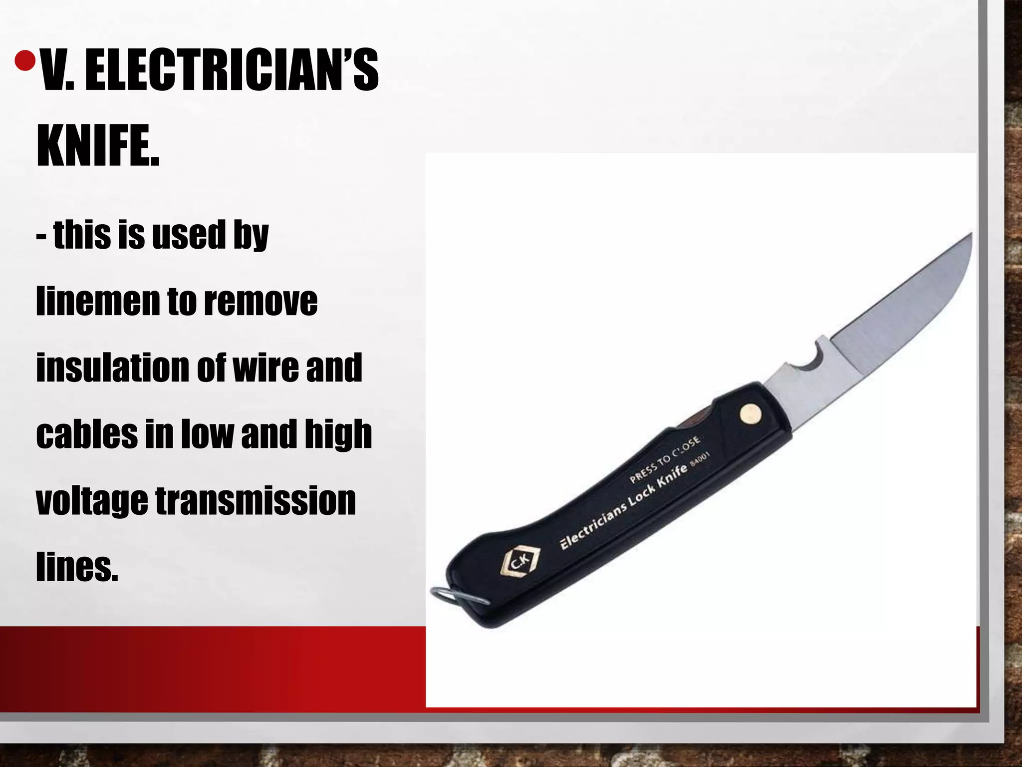 Electrical tools and materials.pptx