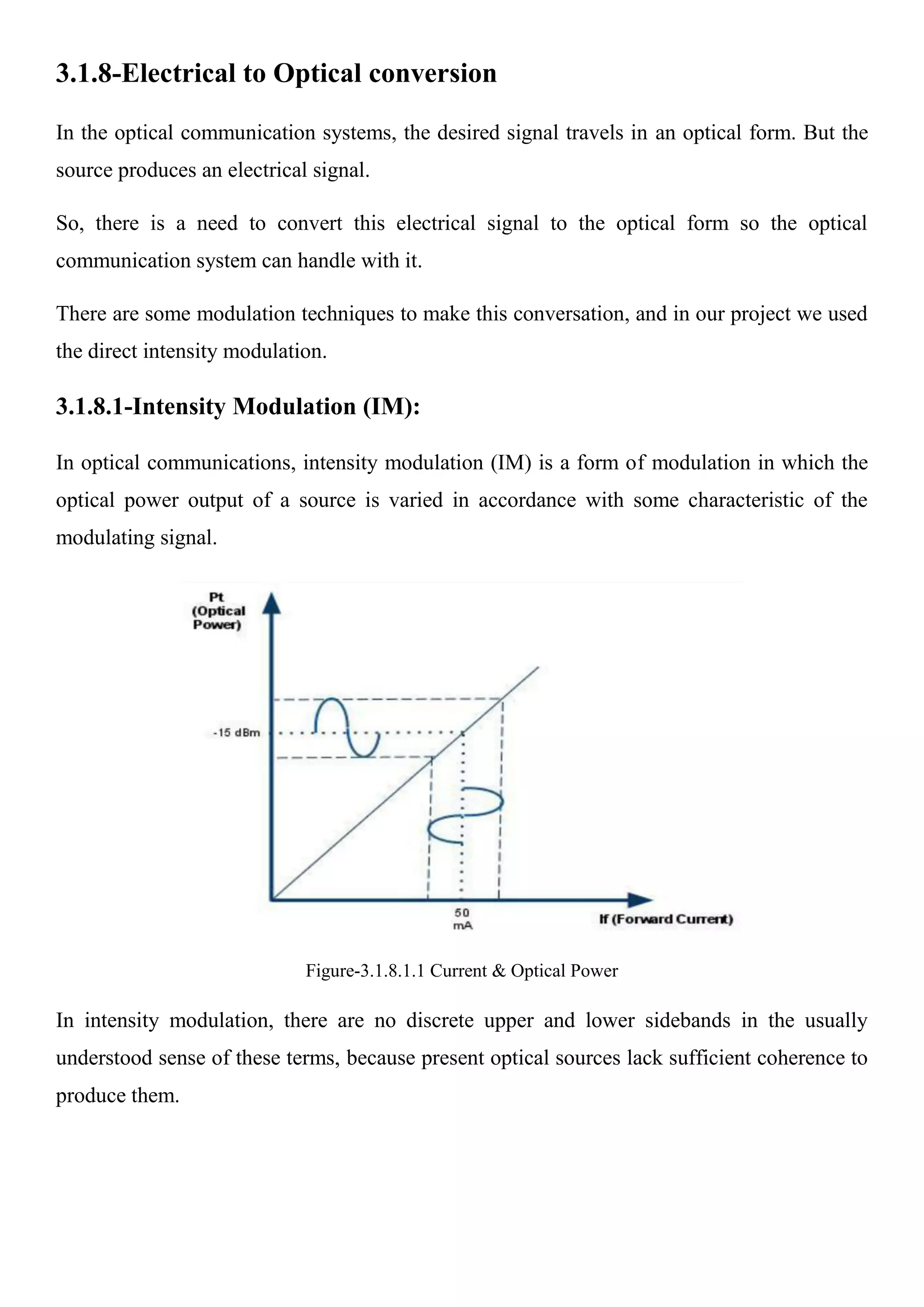 Electrical to optical conversion final | PDF