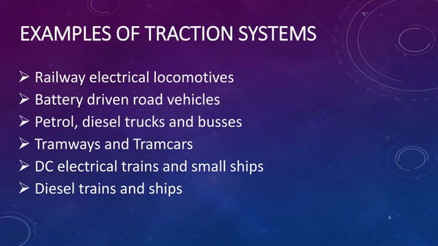 Electrical traction | PPTX | Rail Travel | Travel Type