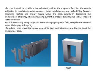 Electrical transformer working and construction | PPT