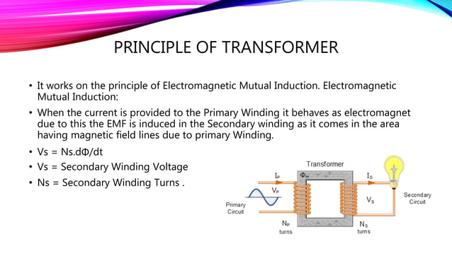 Electrical transformer drawing | PPTX | Physics | Science