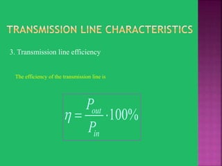 Electrical transmission line | PPTX