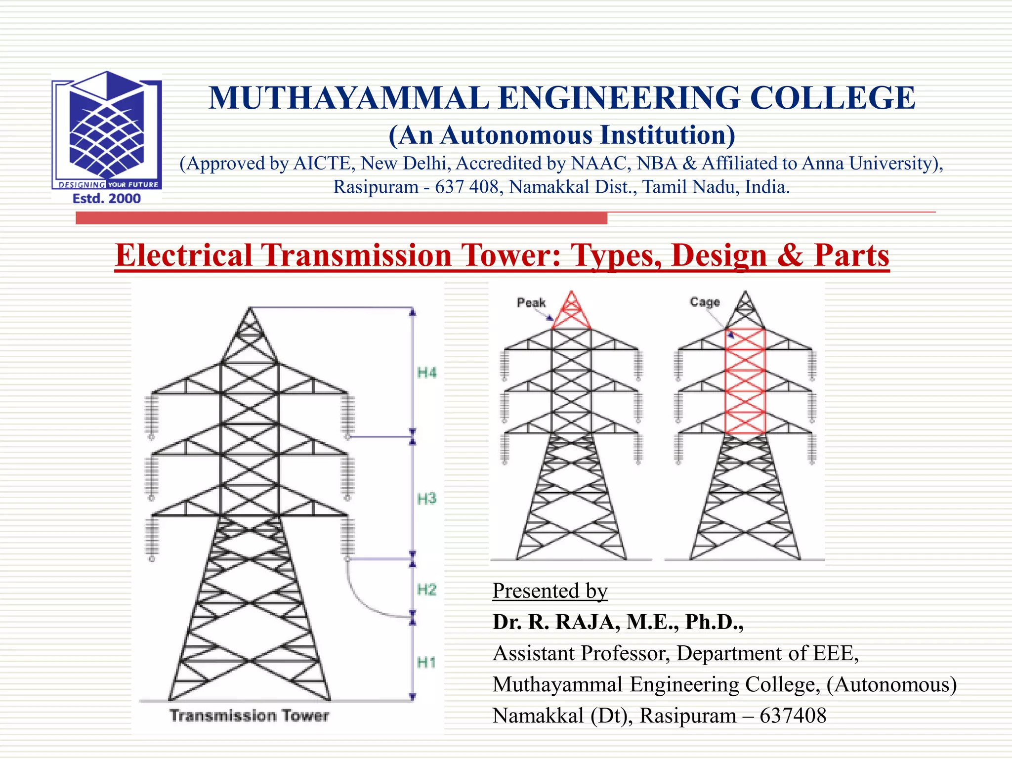 Electrical Transmission Tower: Types, Design and Parts | PDF