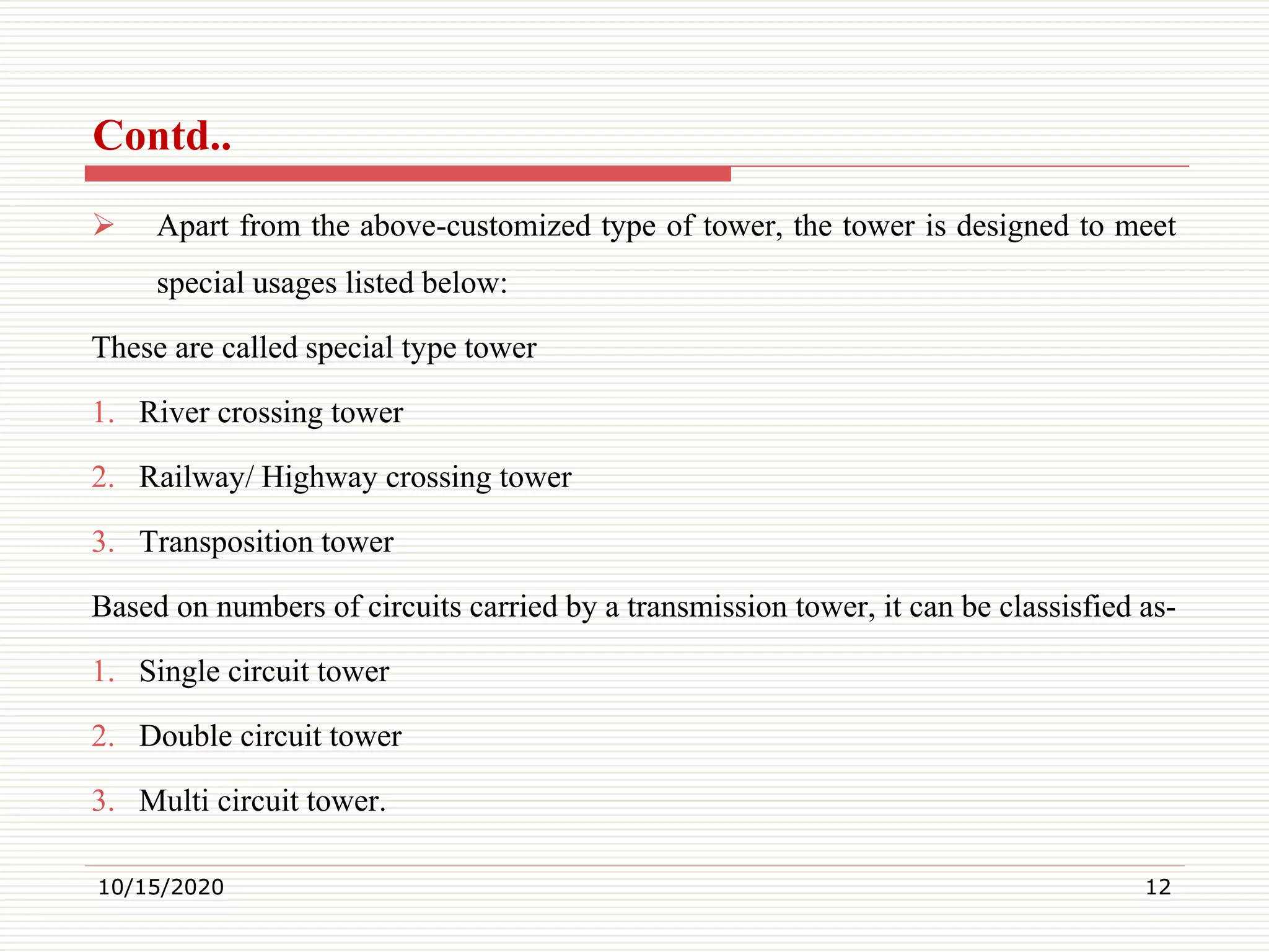Electrical Transmission Tower: Types, Design and Parts | PDF