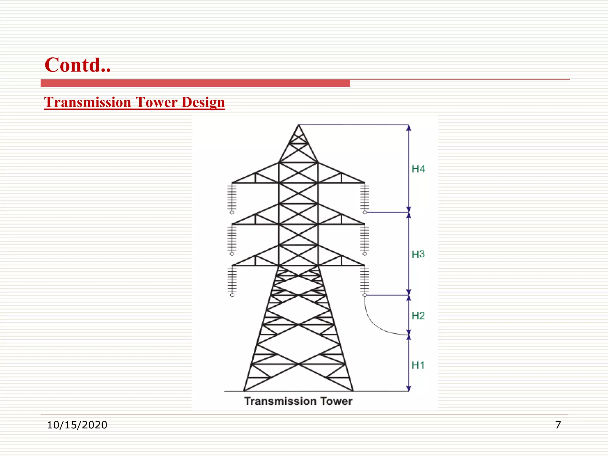 Electrical Transmission Tower: Types, Design and Parts | PDF