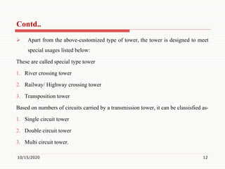 Electrical Transmission Tower: Types, Design and Parts | PDF