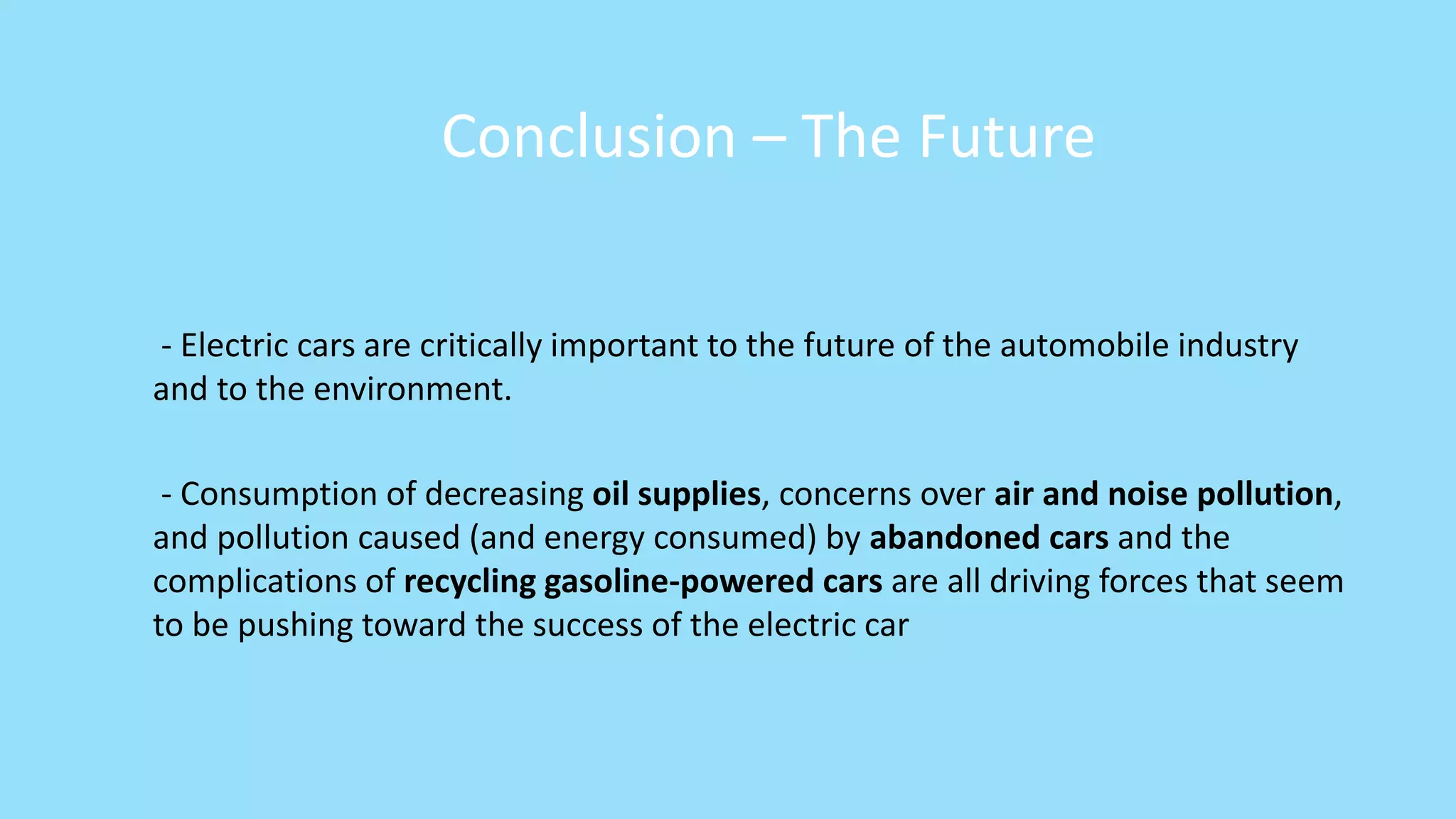 Electrical Vehicles | PPTX