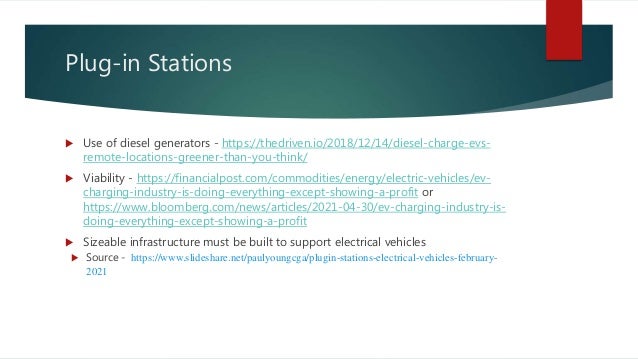 Electrical Vehicles and Plug-In Stations Adoption| February 2022 | PPT