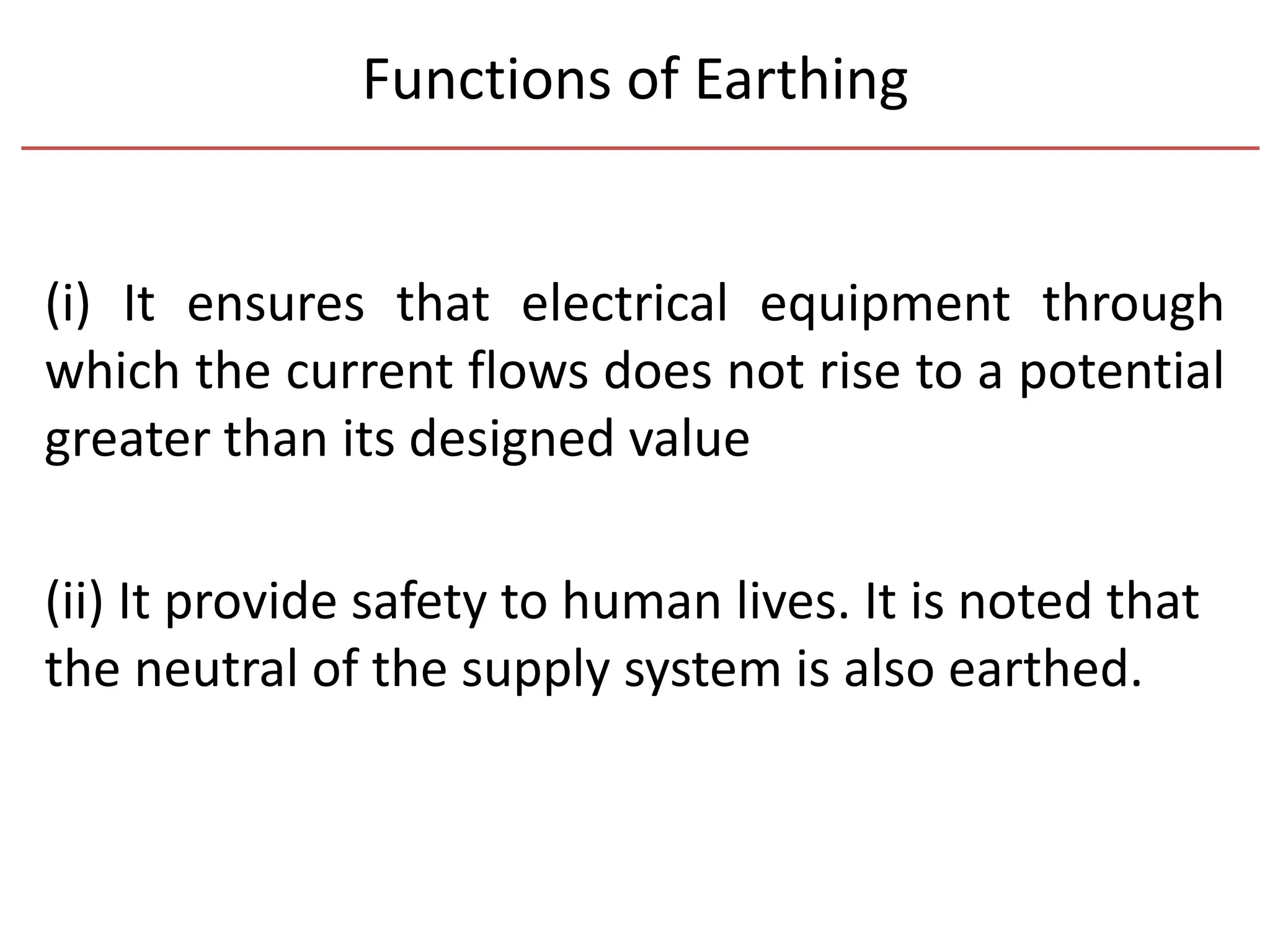 Electrical wiring &types, Earthing , fuses and its types | PPTX