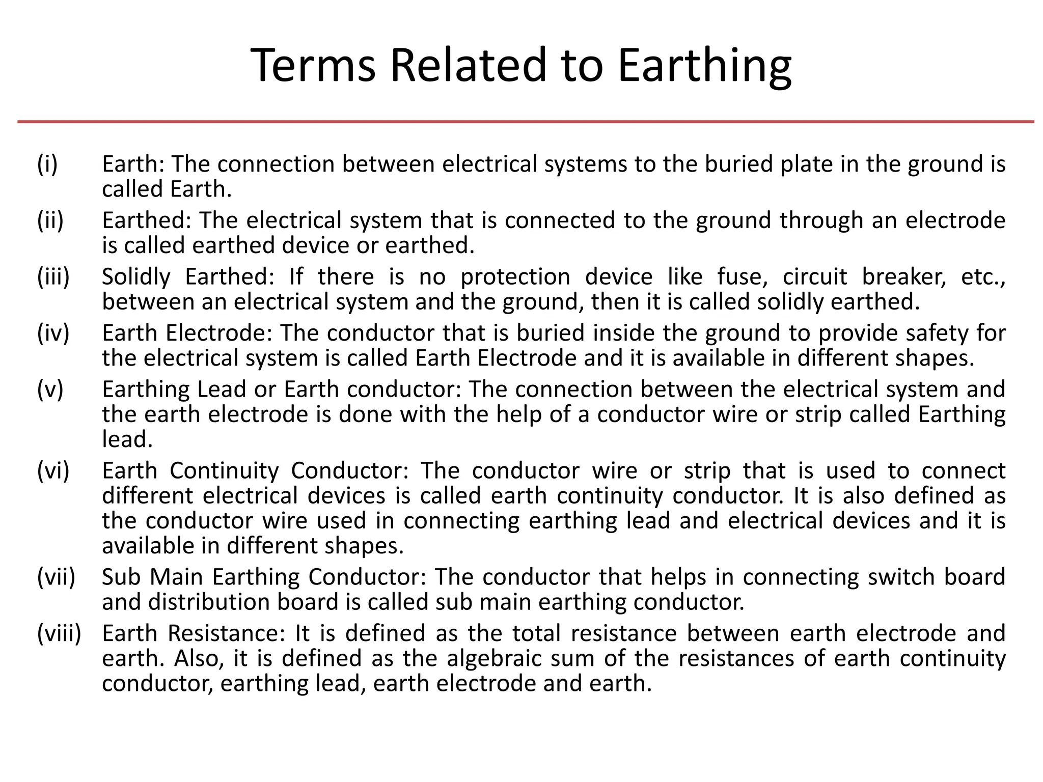 Electrical wiring &types, Earthing , fuses and its types | PPTX