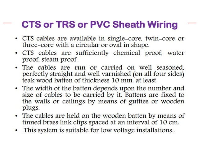 Electrical wiring &types, Earthing , fuses and its types | PPT