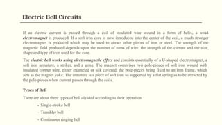 Electrical wiring circuits, lighting scheme and Bell.pptx