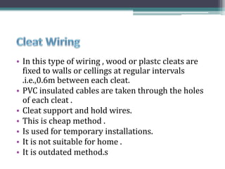 Electrical wiring system | PPTX