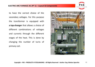 ELECTRIC ARC FURNACE AC (PART 1) - Layout & Components (steel ...