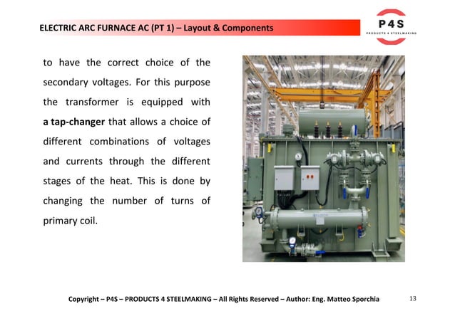 ELECTRIC ARC FURNACE AC (PART 1) - Layout & Components (steel ...