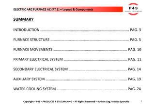 ELECTRIC ARC FURNACE AC (PART 1) - Layout & Components (steel ...