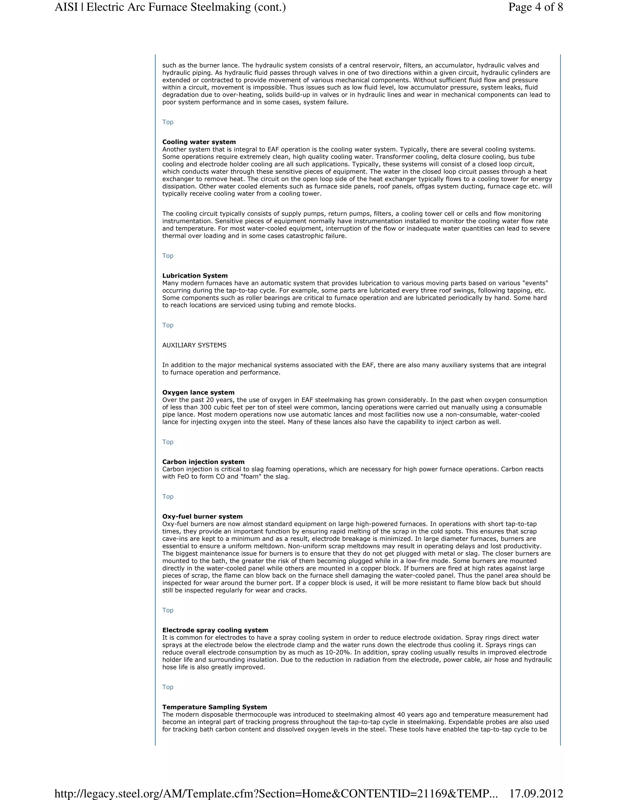 Electric arc furnace steelmaking | PDF