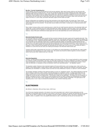 Electric arc furnace steelmaking | PDF