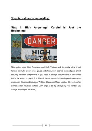 Electric arc welding through salt water converted (1) | PDF