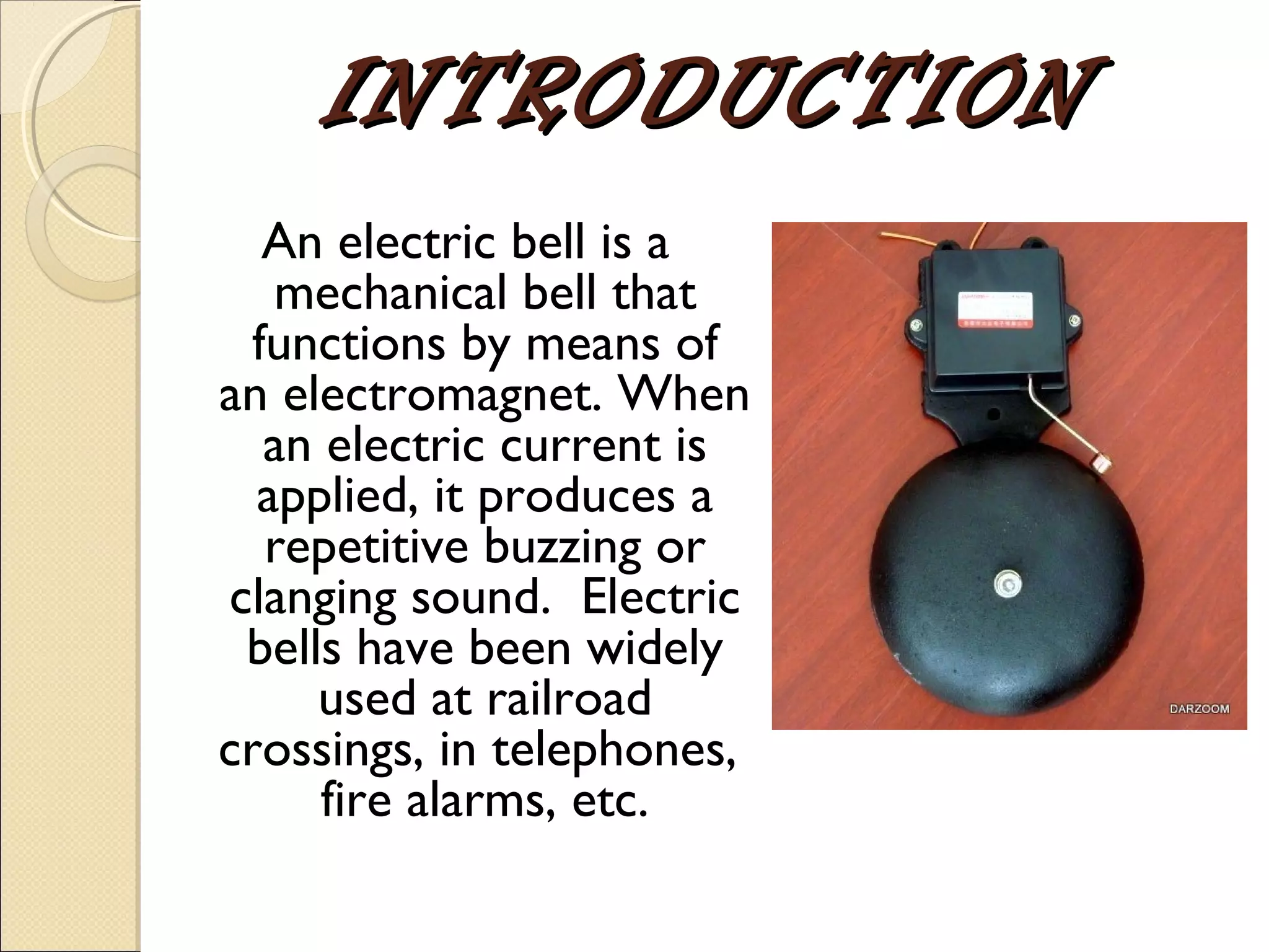 Electric bell | PPT