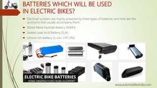 Electric Bikes Presentation. | PPTX