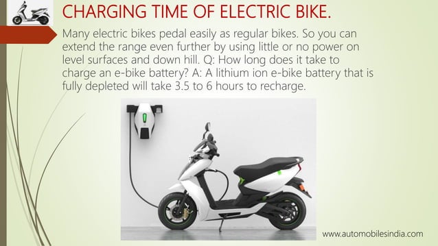 Electric Bikes Presentation. | PPTX