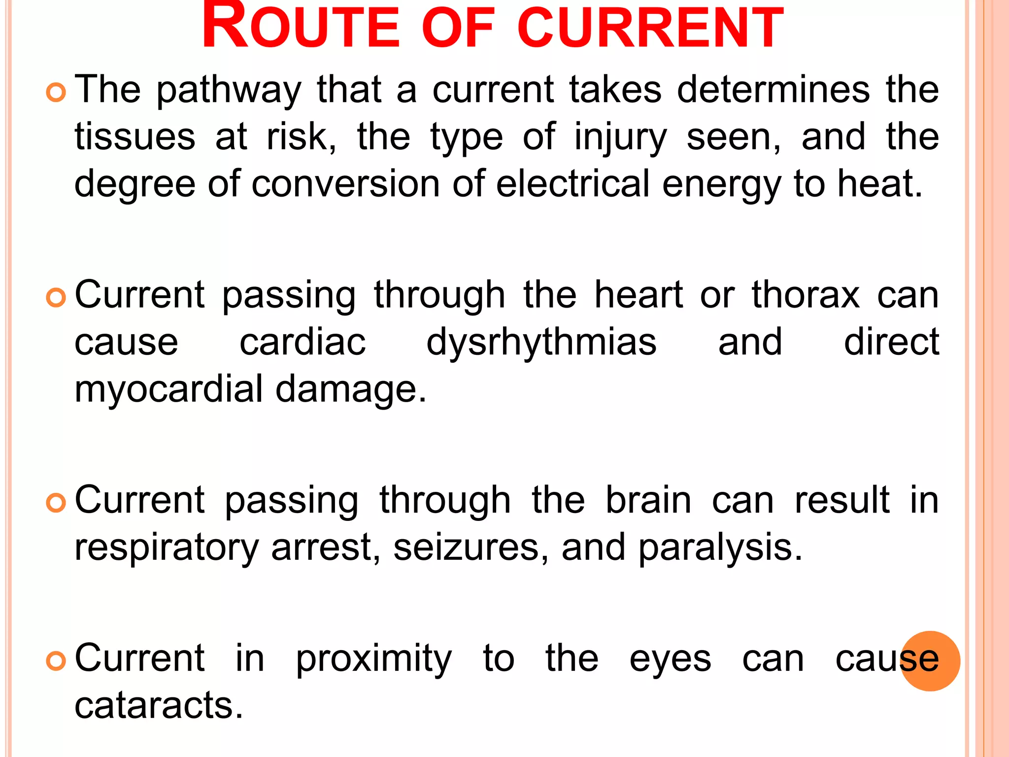 Electric burn | PPTX