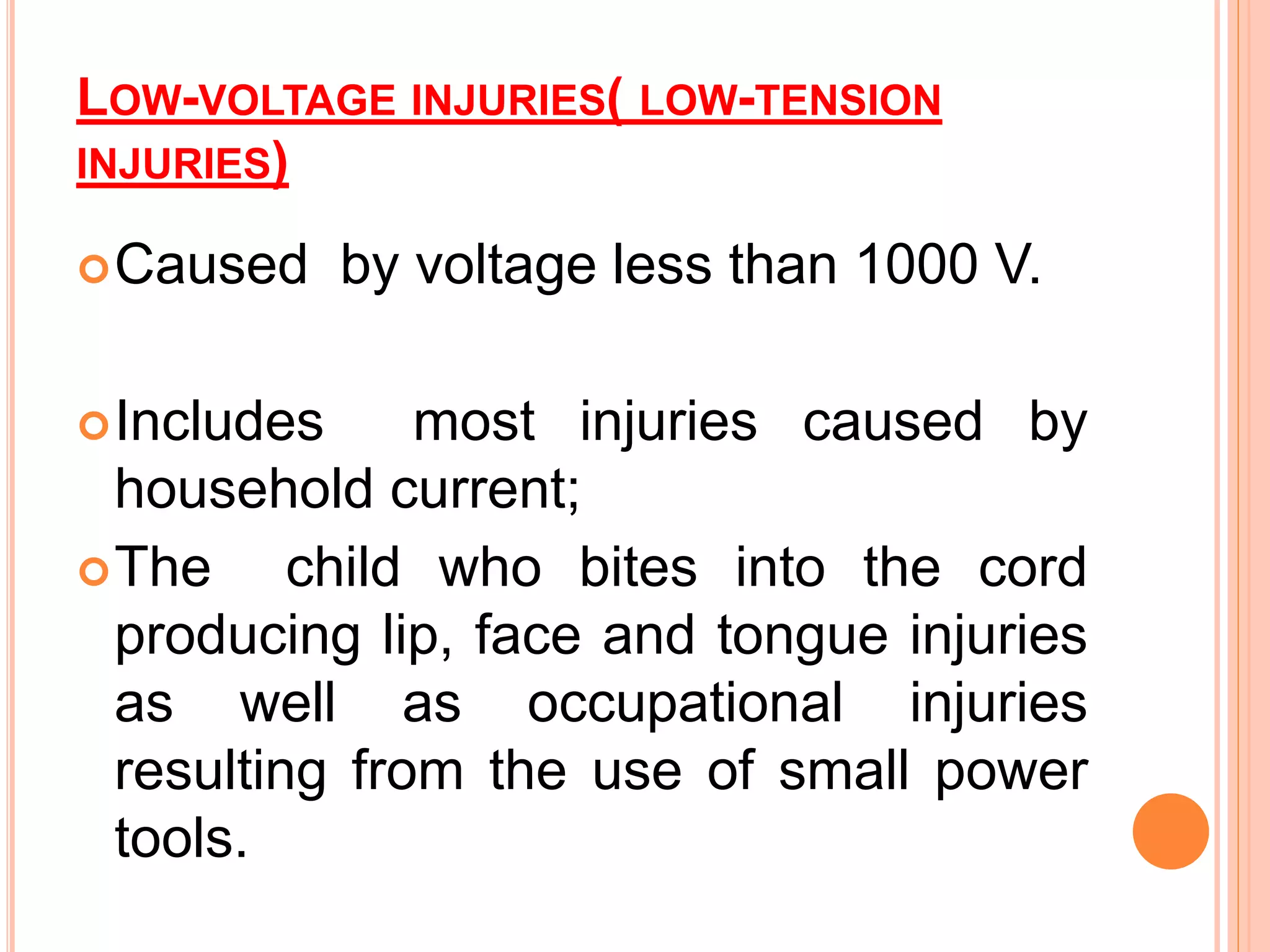 Electric burn | PPTX