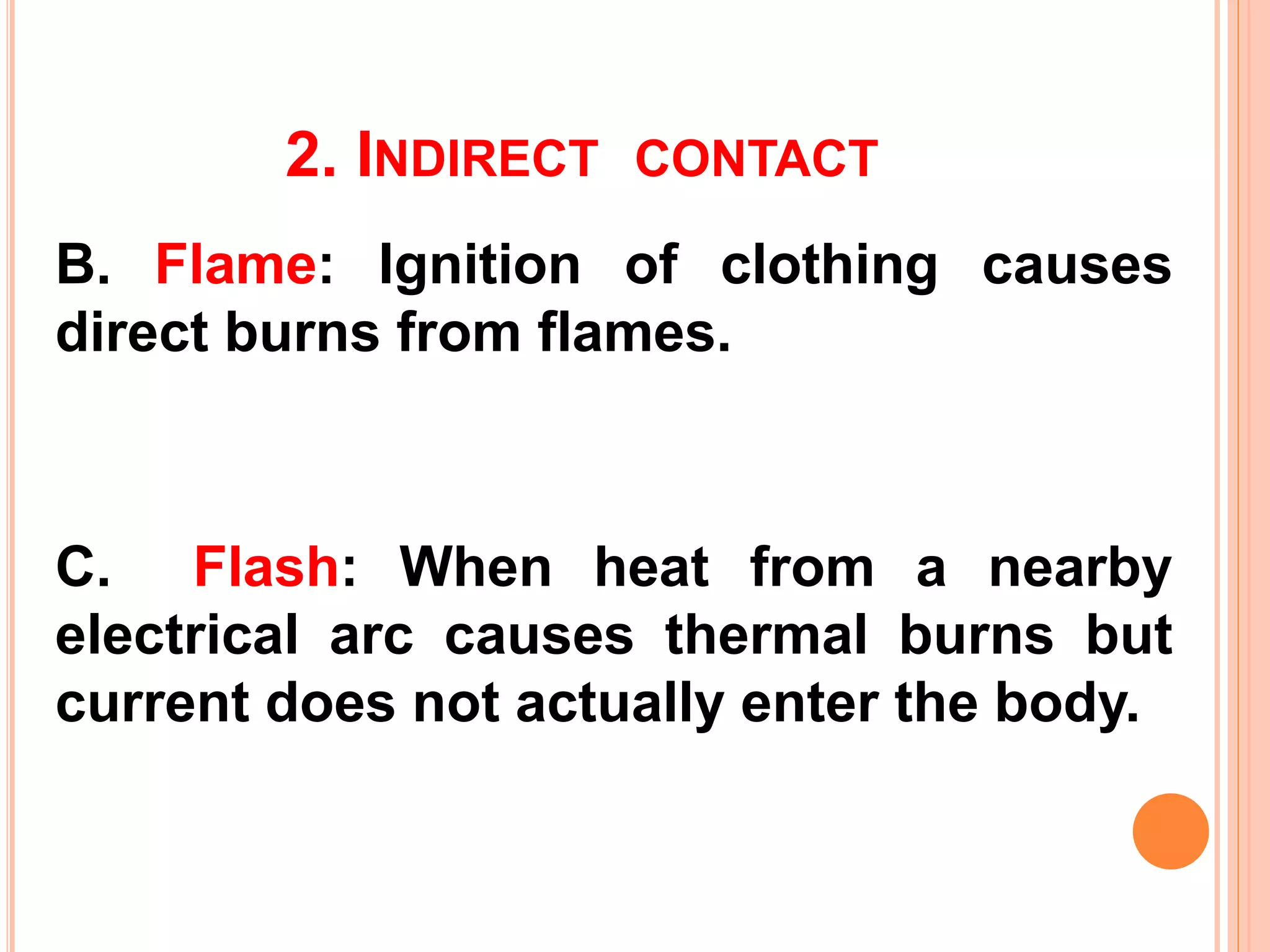 Electric burn | PPTX