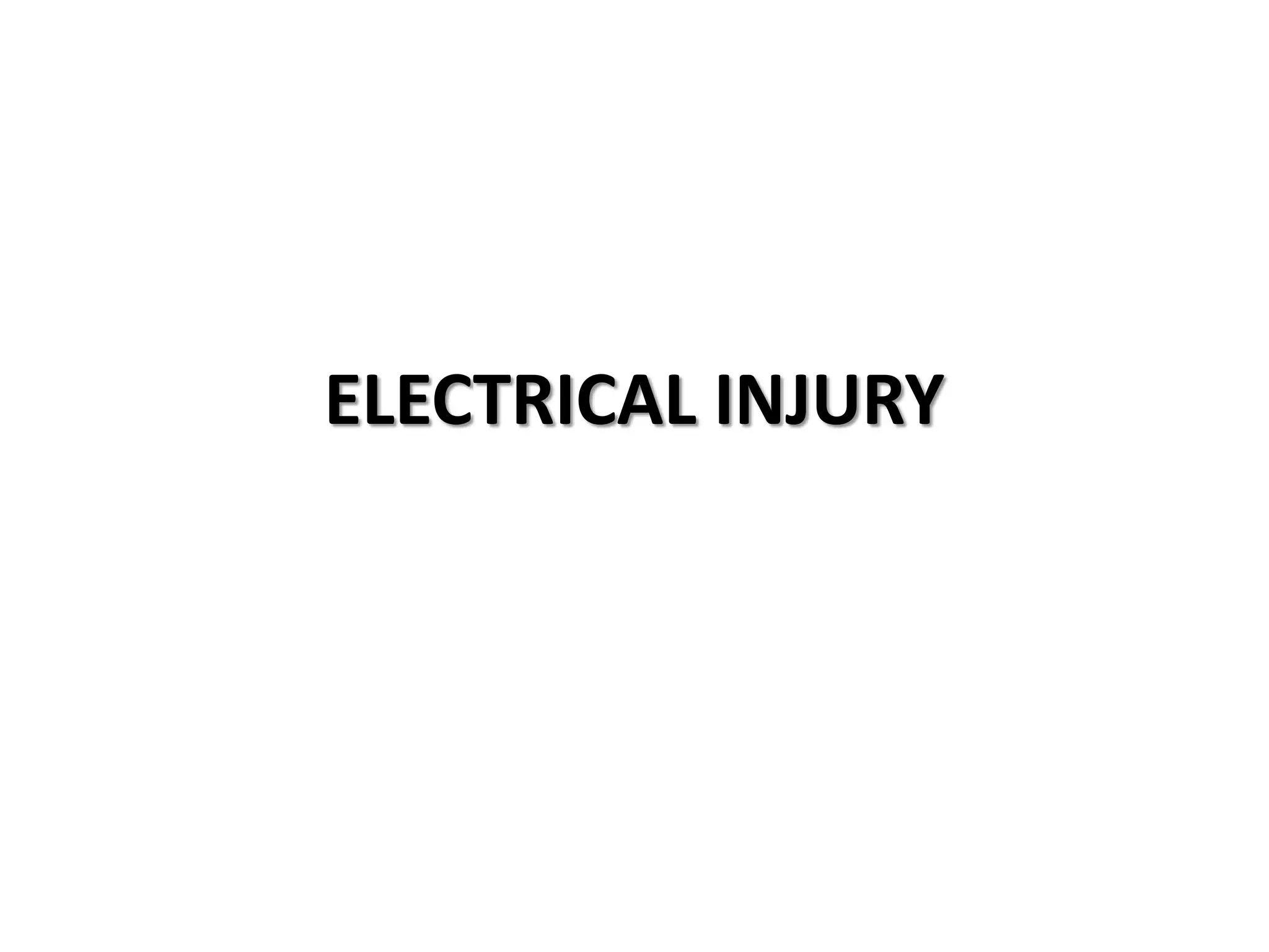 Electric burn injury- diagnosis and management | PPTX