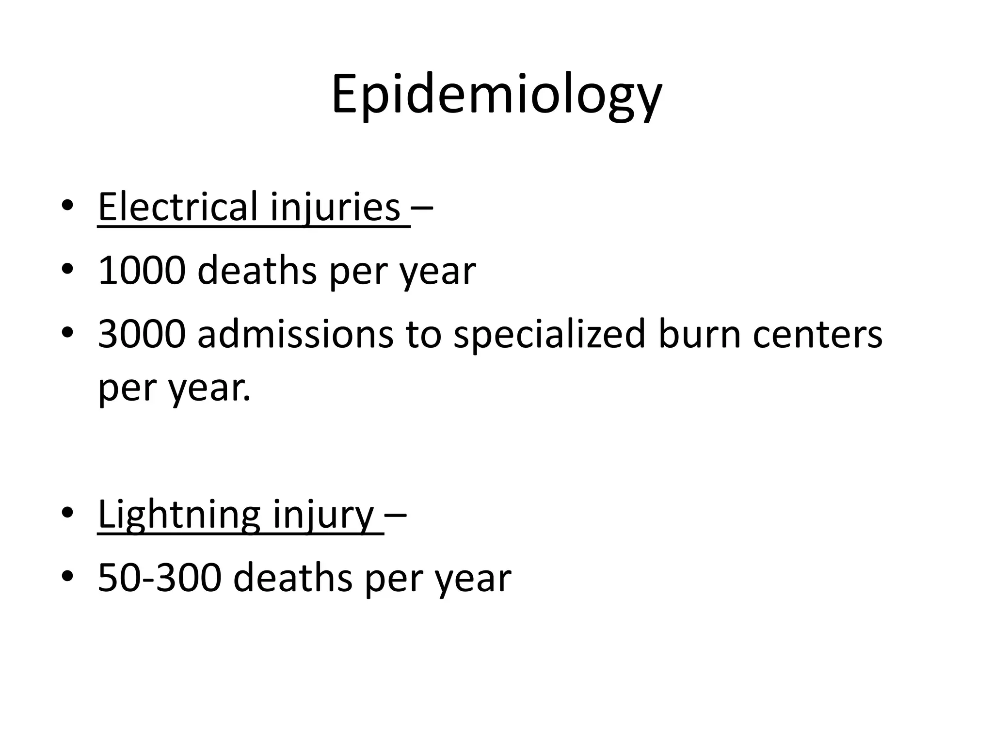 Electric burn injury- diagnosis and management | PPTX