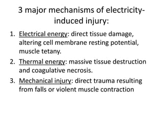 Electric burn injury- diagnosis and management | PPTX