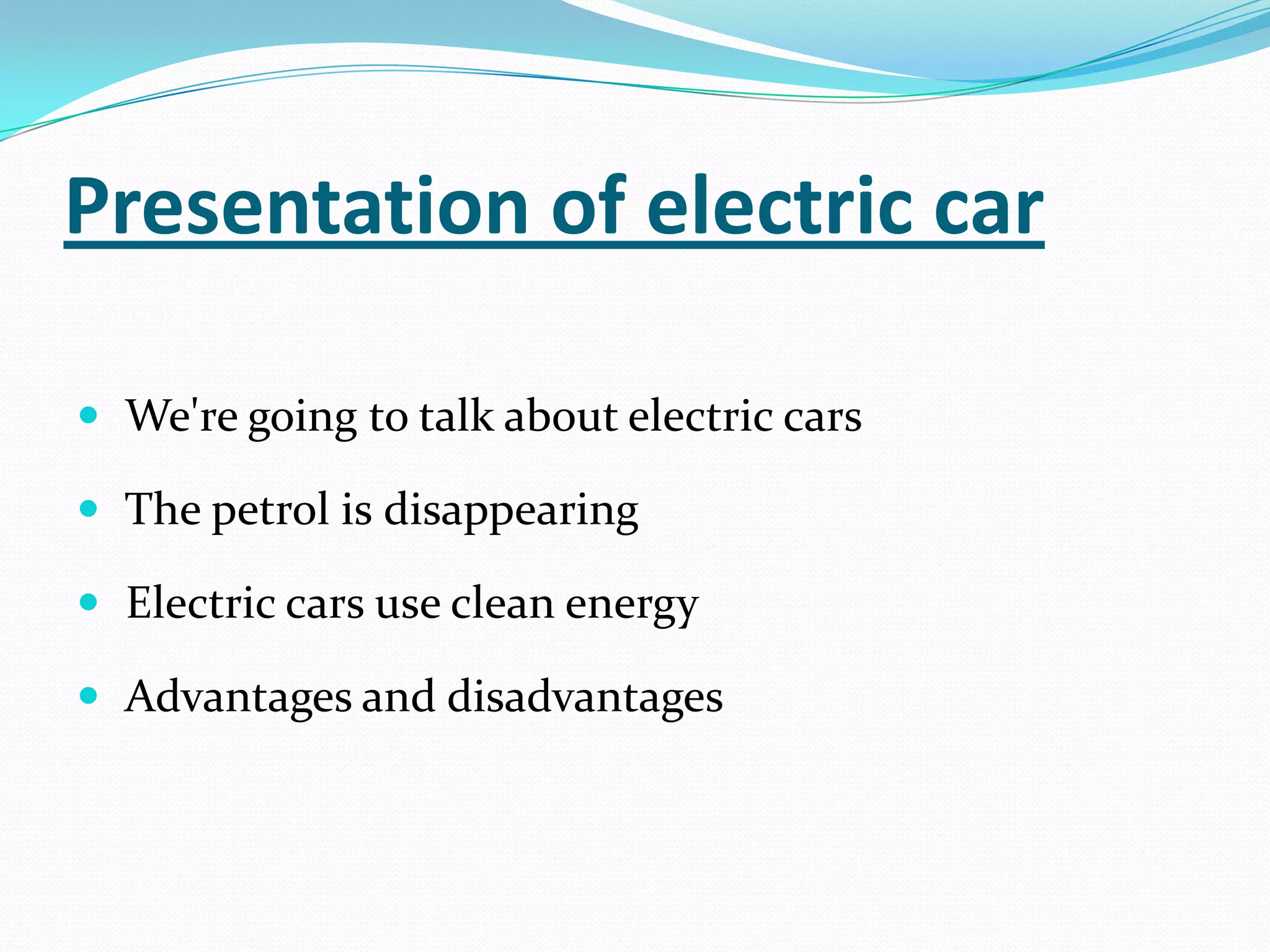 Electric car | PPT