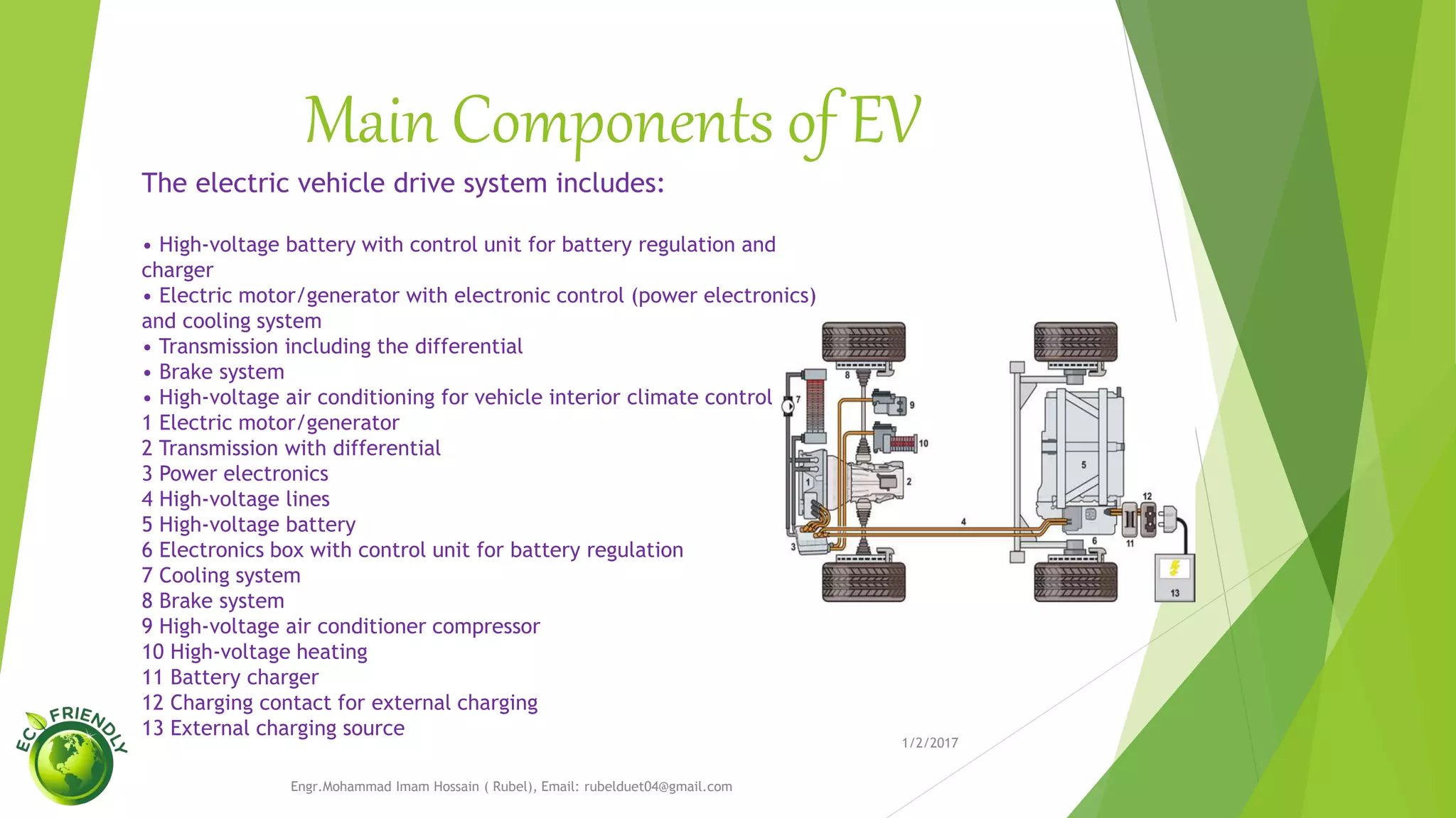 ELECTRIC VEHICLES AND IT'S FUTURE PROSPECT | PPTX