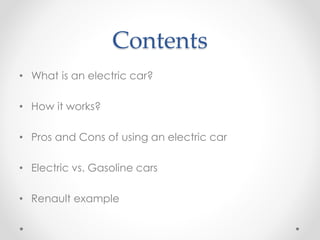 Electric cars | PPT