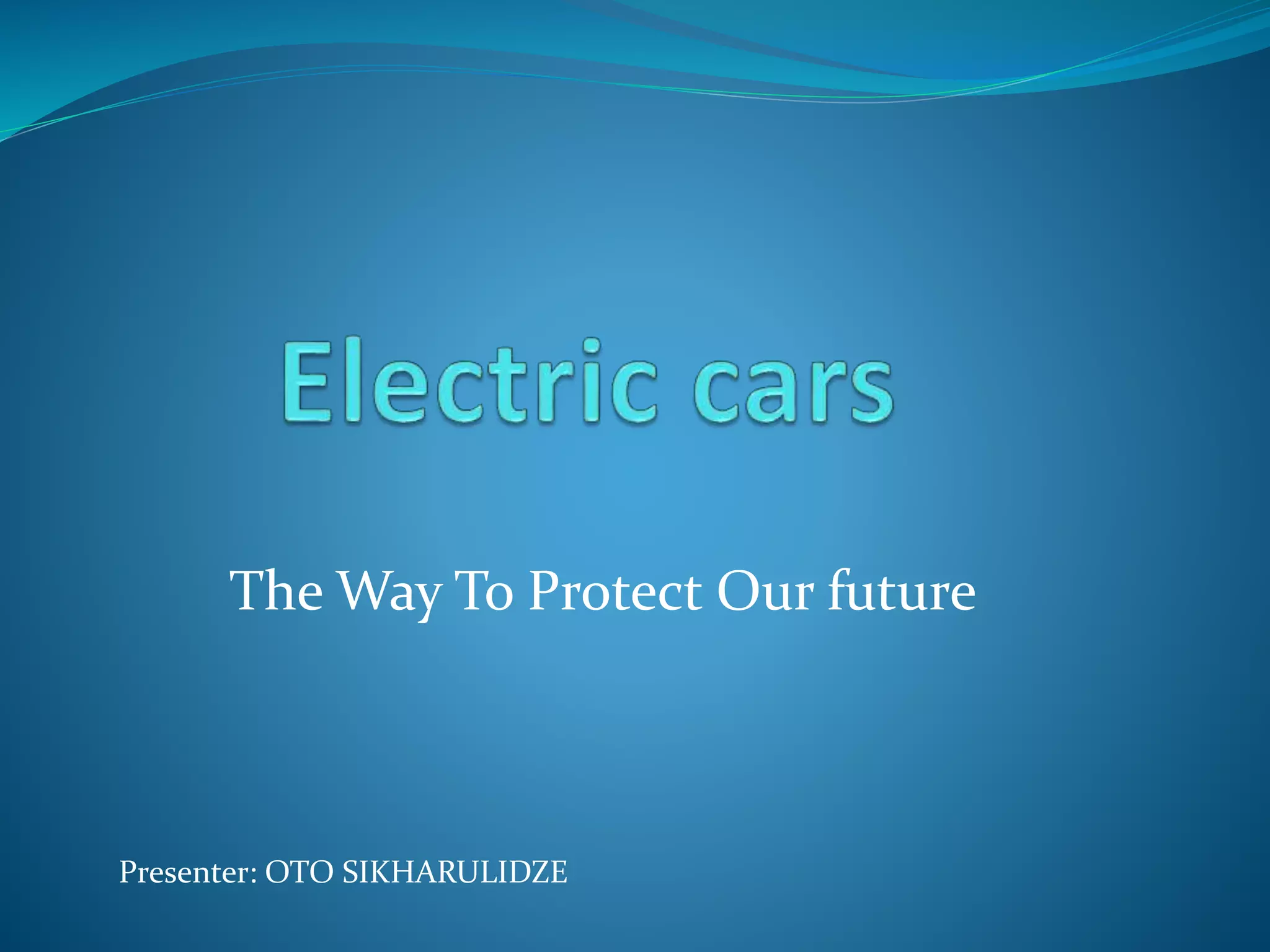 Electric cars | PPT