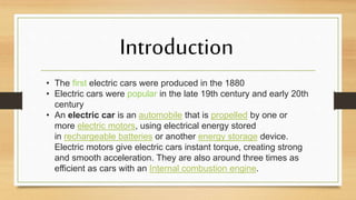 Electric cars | PPTX