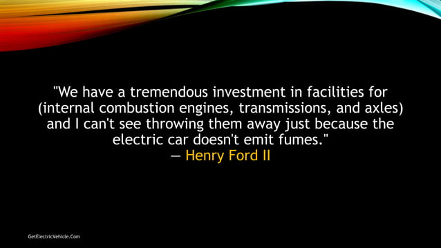 Electric Car Quotes: The Best Quotes about Electric Vehicle | PPTX ...